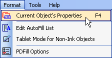 How to work with Format Menu in PDFill PDF Editor
