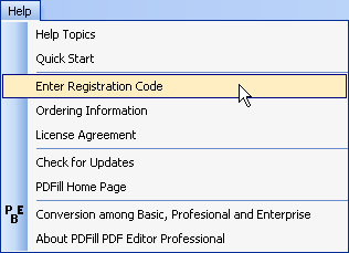 How to work with Help Menu in PDFill PDF Editor